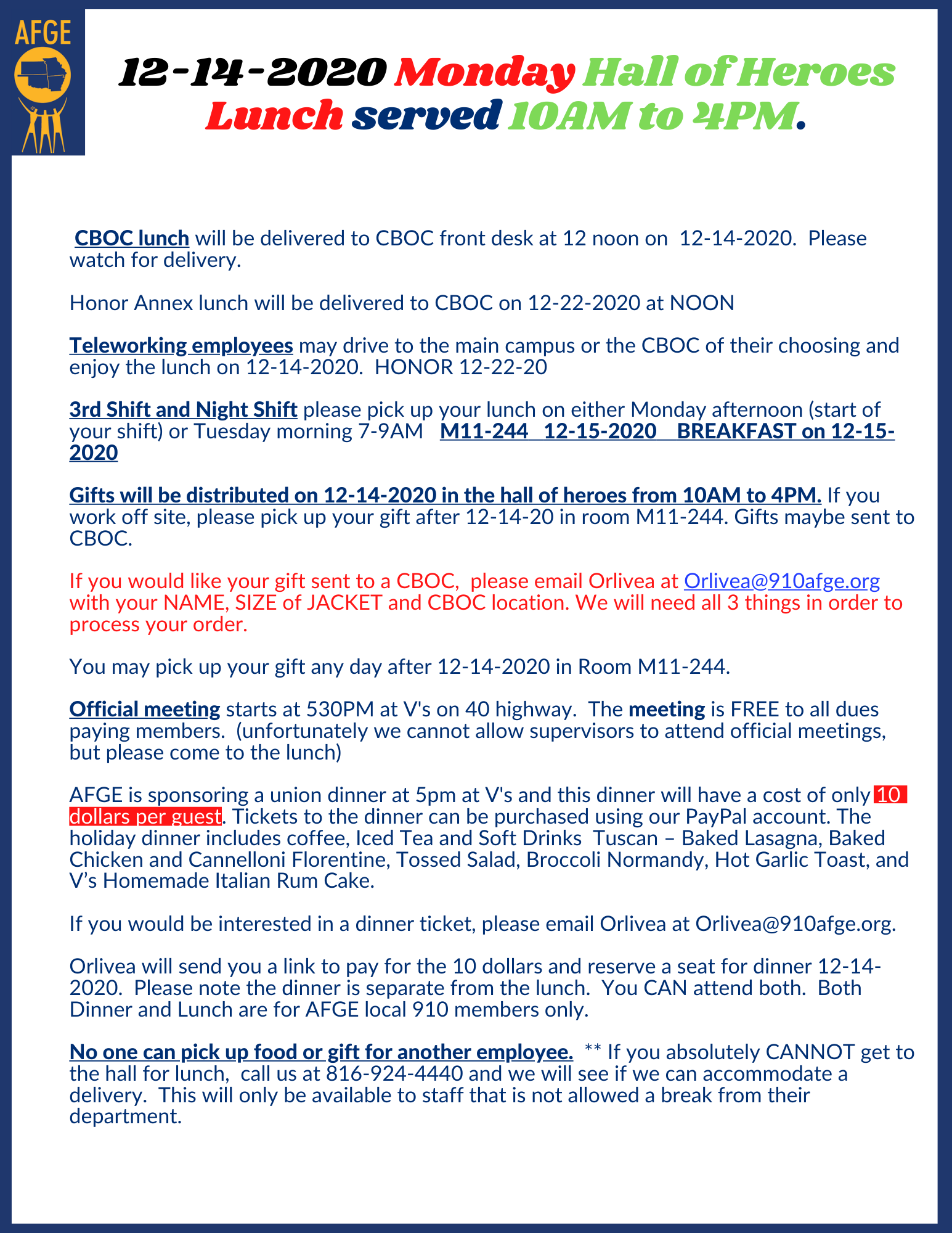 Monday Hall of Heroes 12-14-2020 - AFGE Local 910