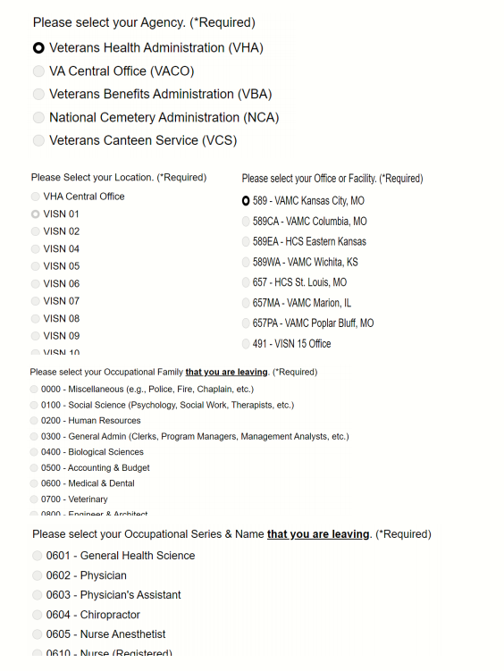 VA Exit Survey - AFGE LOCAL 910